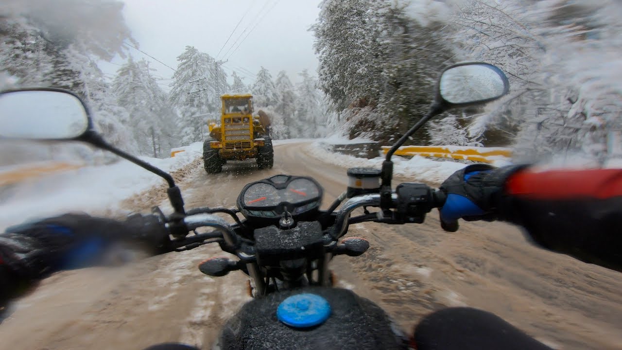Murree Snowfall Tour - Bike tour to Murree 4k - Beautiful weather muree ...