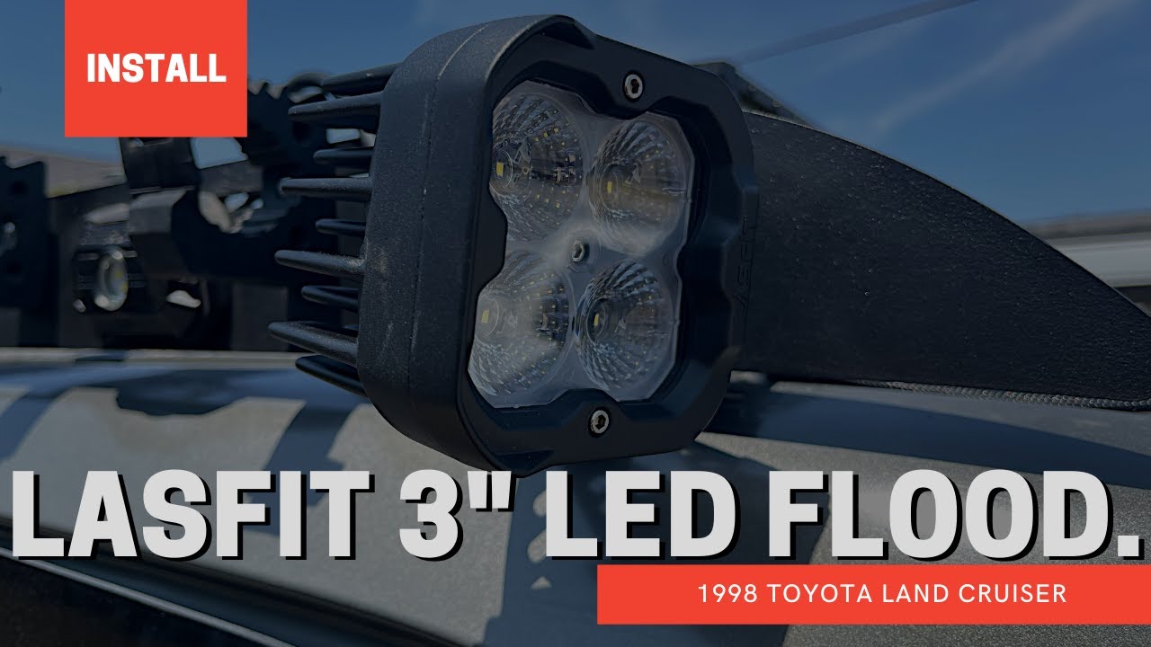 How To: Install LASFIT 3" LED Pod's on a 100 Series Land Cruiser 4K ...