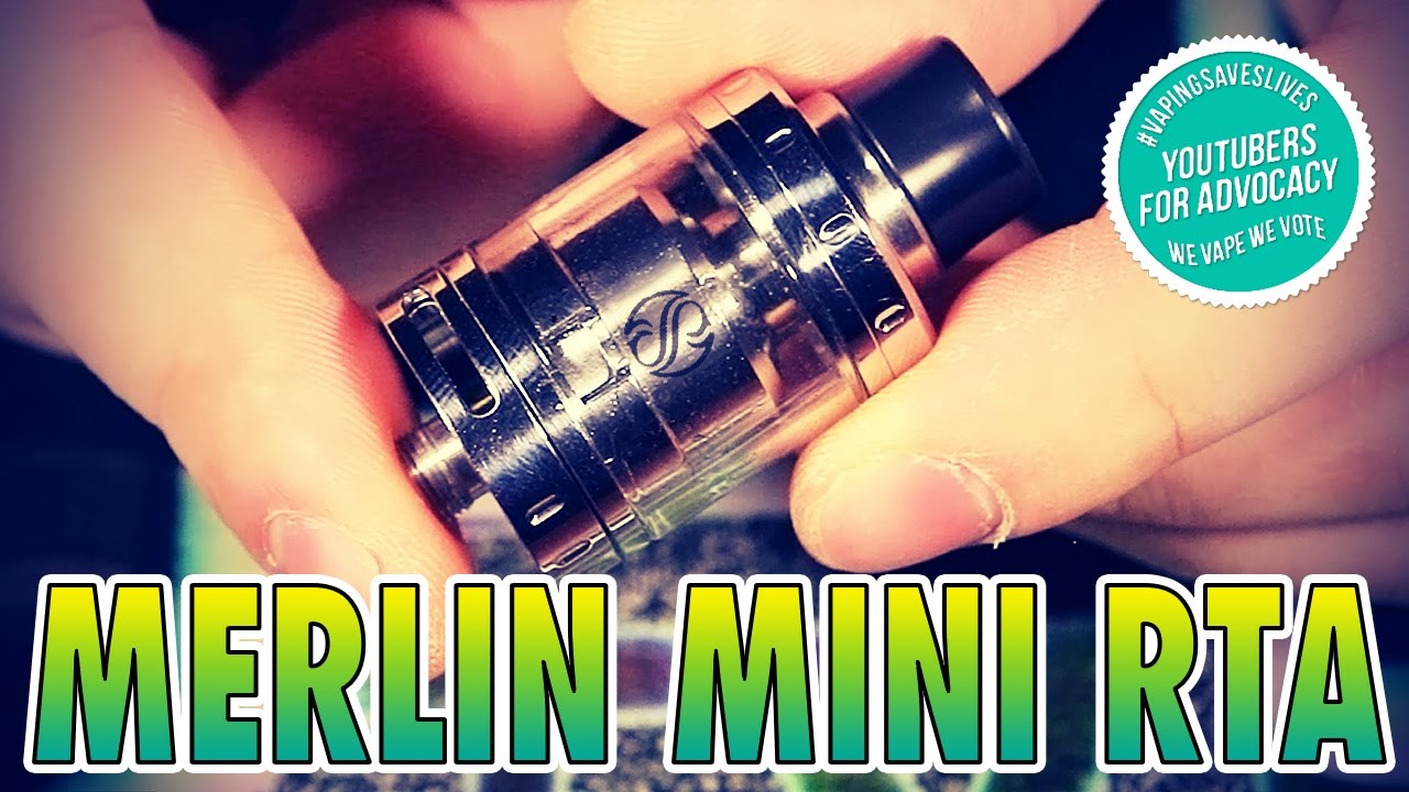 Augvape Merlin Mini RTA - YouTube
