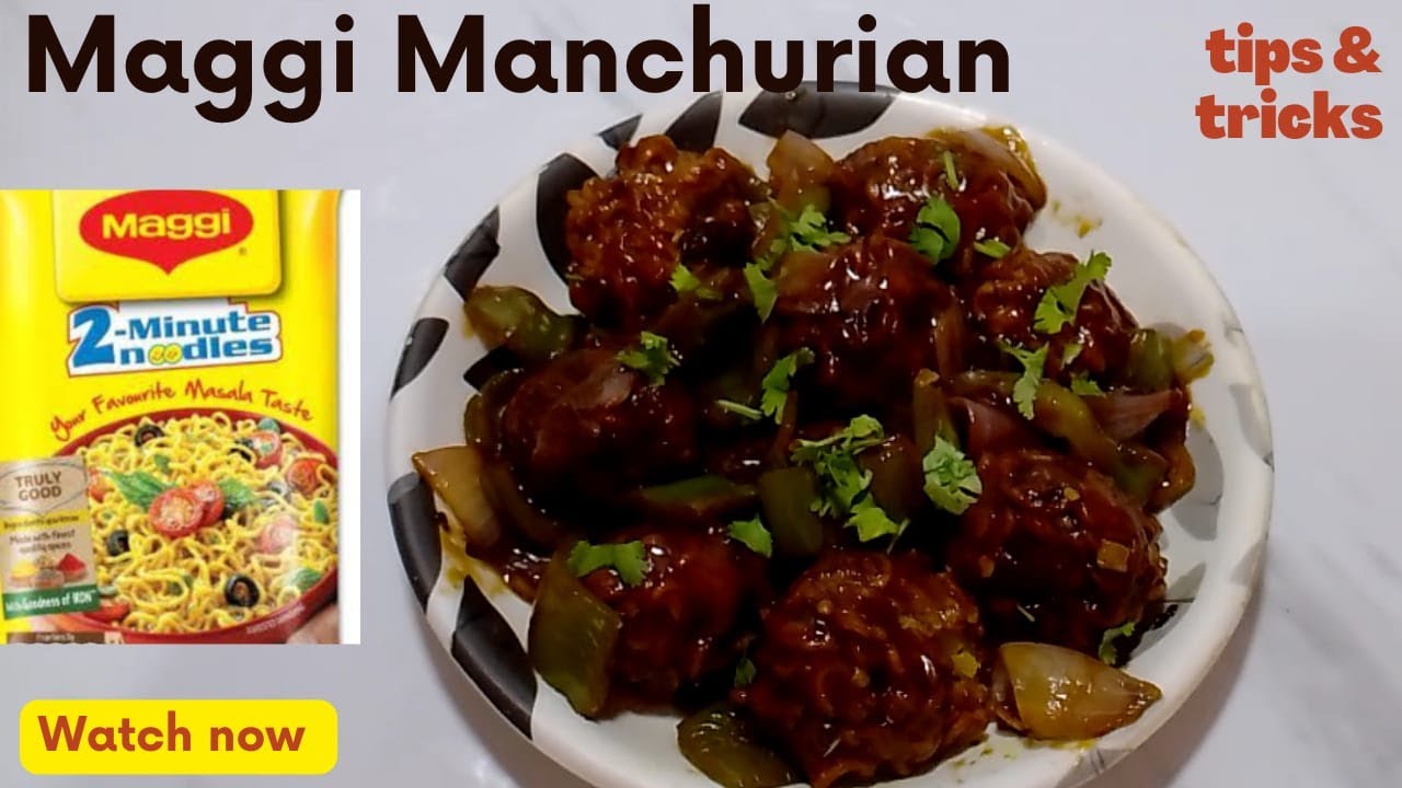 Maggi Manchurian || Noddle's recipe#Manchurian recipe very easy and ...