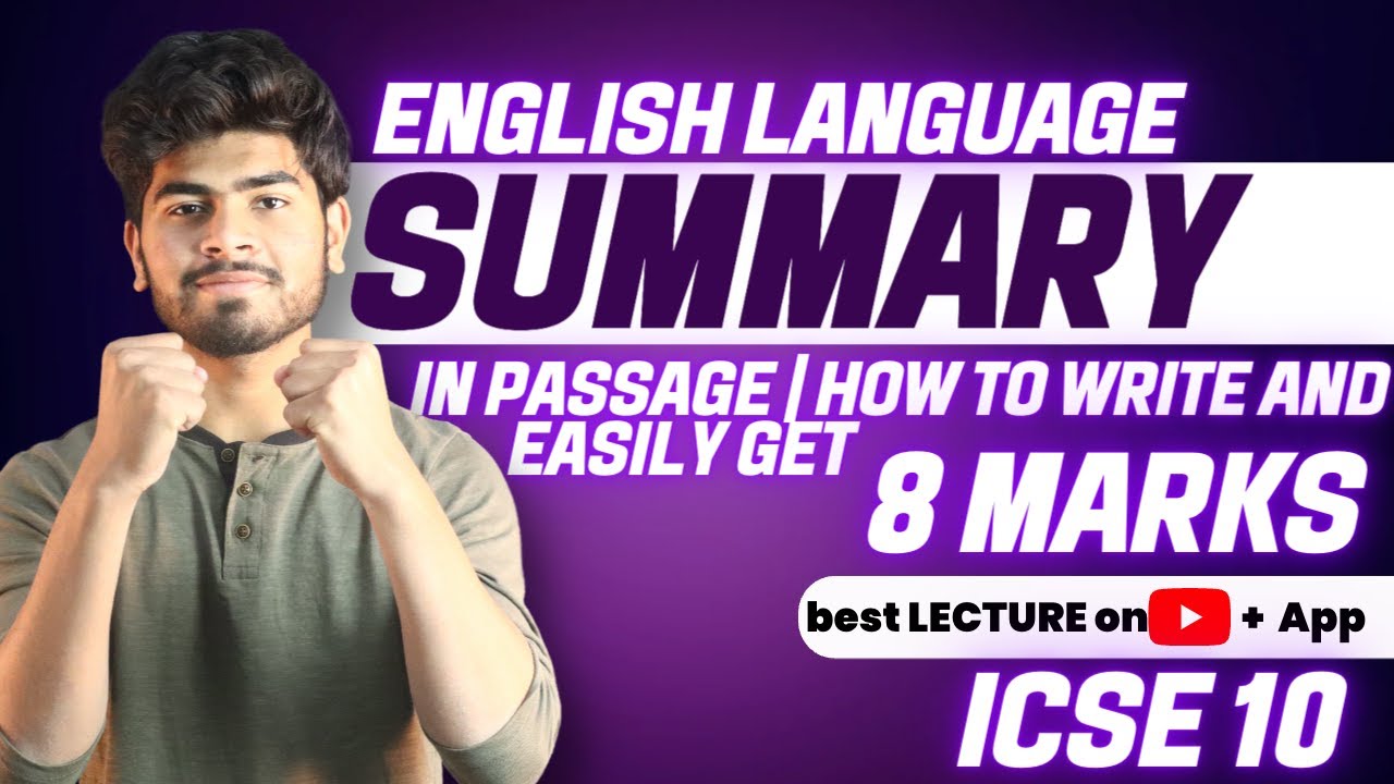 How To Write Summary Of Passage In 50 Words Comprehension Summary Score 8 On 8 Tips 