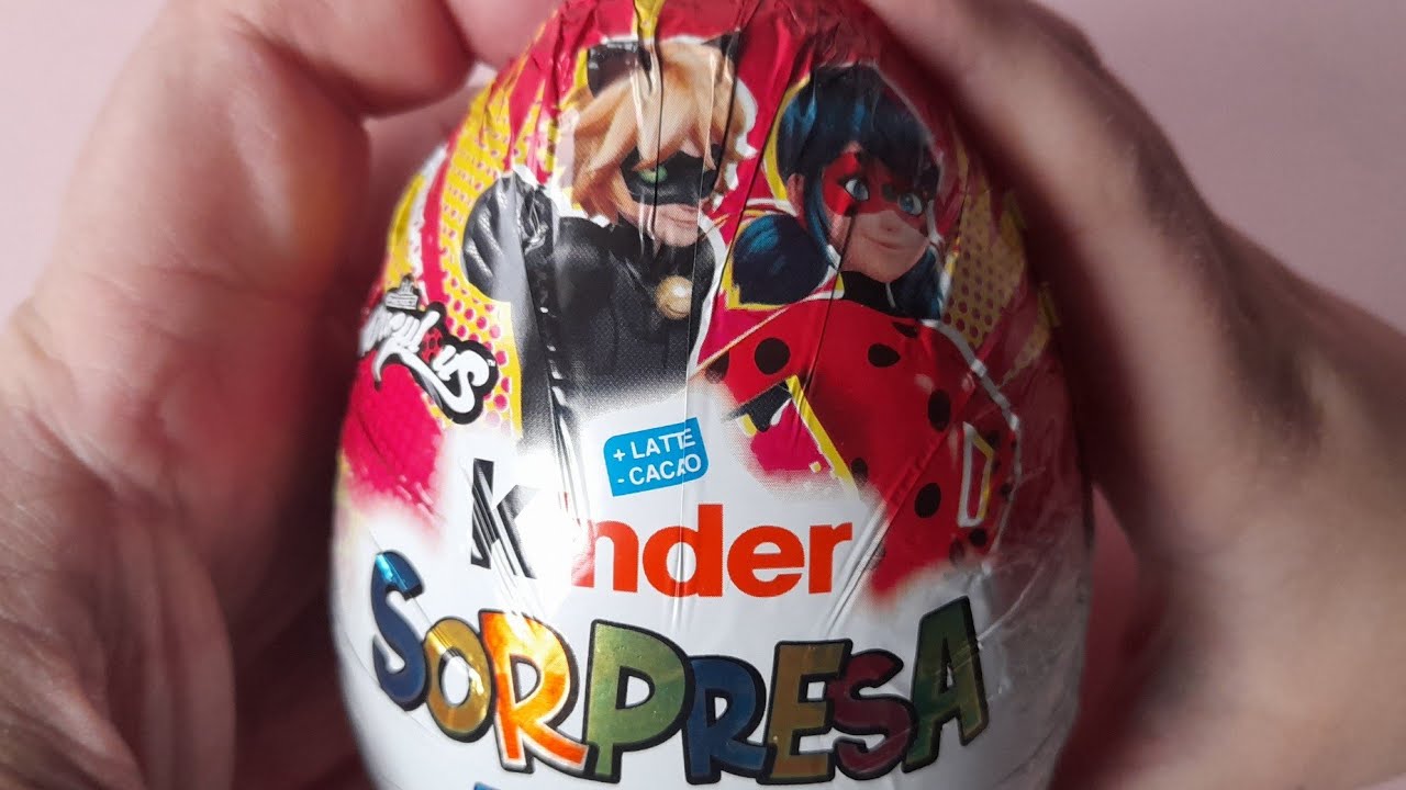 Kinder Sorpresa Maxi Miraculous LadyBug 2022 - YouTube