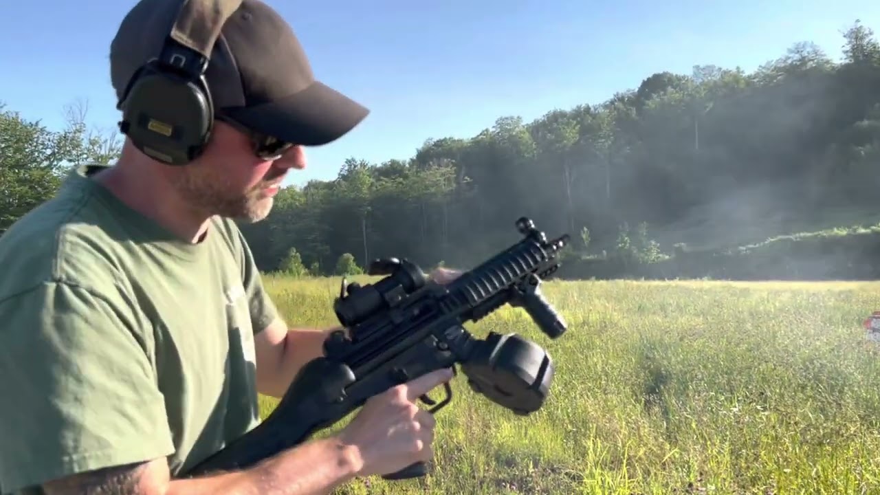 MP5 Magpul D-50 Drum - YouTube