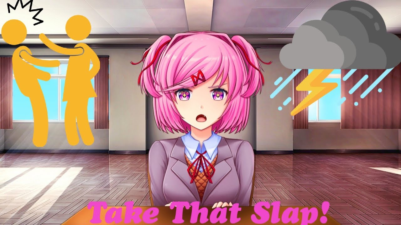 Natsuki Slapped Me | "Just Natsuki" ddlc mod #ddlc #ddlcplus #ddlcmods ...