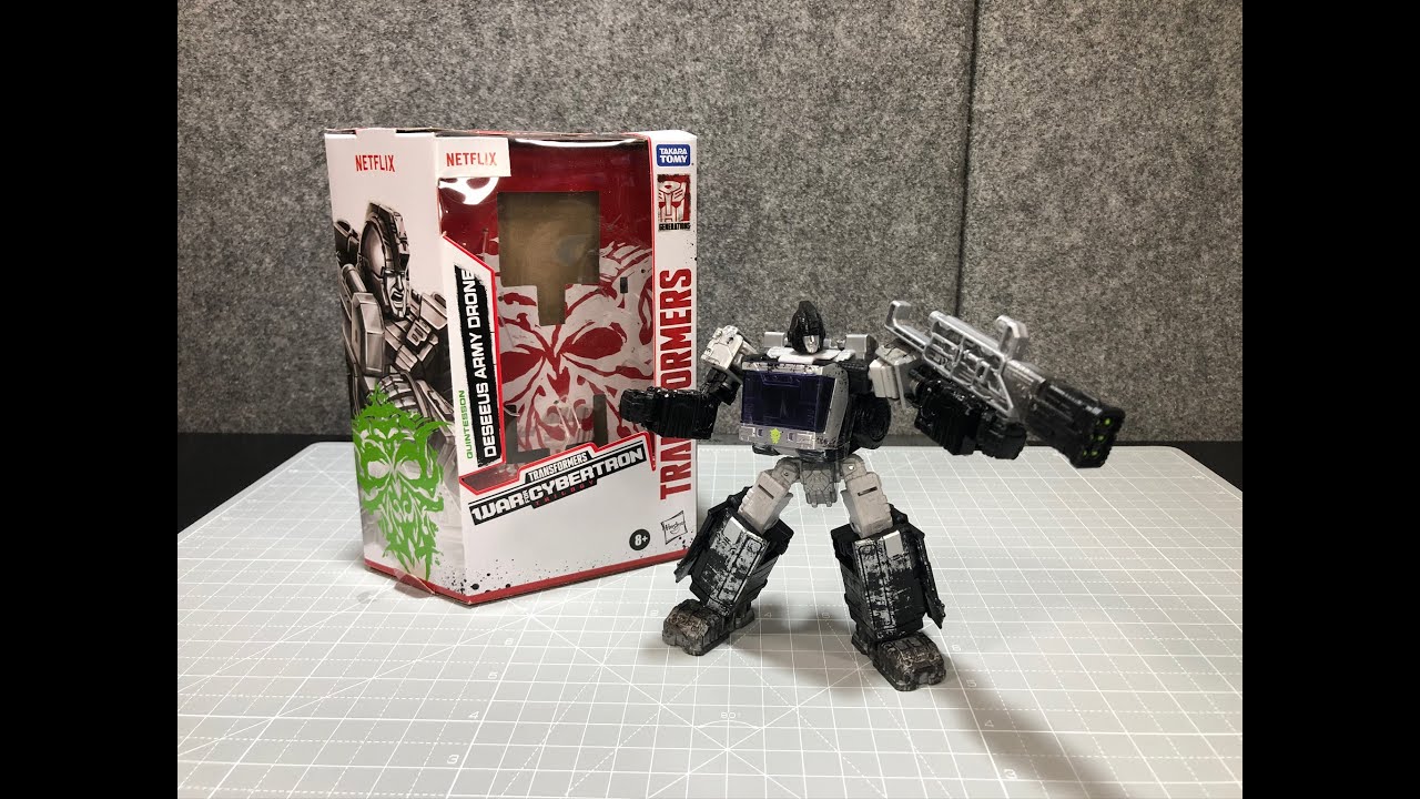 Transformers War for Cybertron Trilogy Netflix Deseeus Army Drone - YouTube