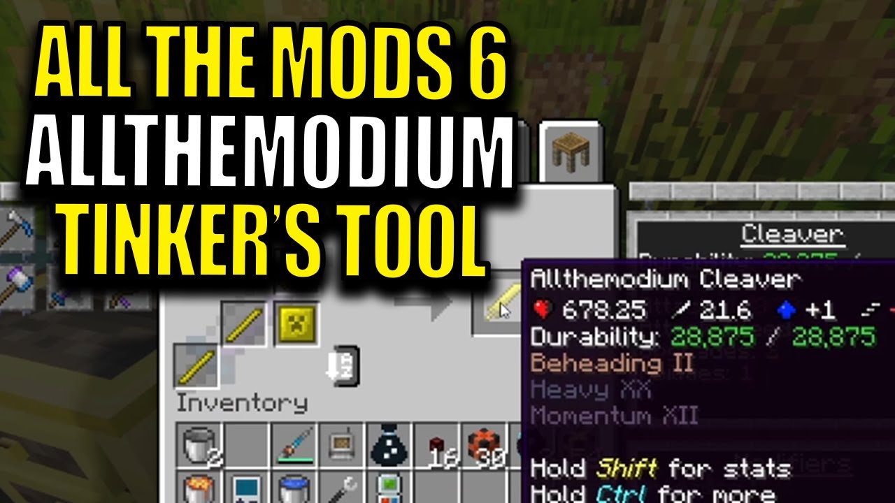 Ep56 Allthemodium Tinker's Tool - Minecraft All The Mods 6 Modpack ...