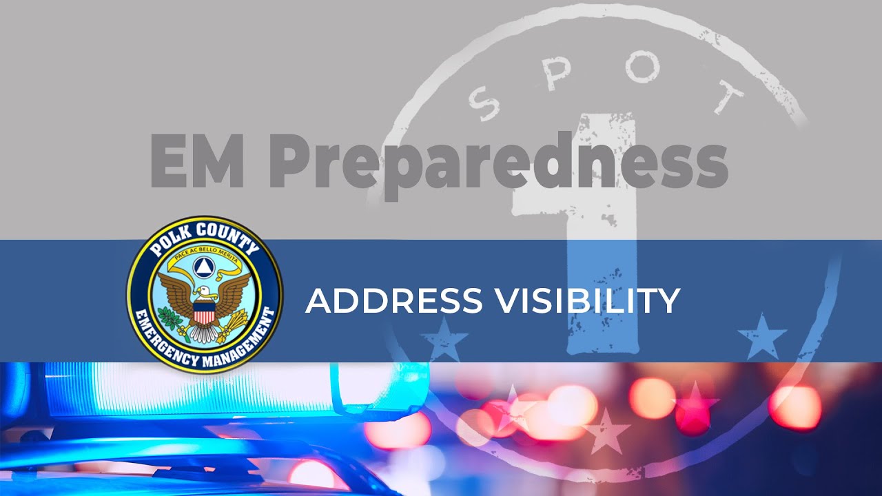 Emergency Preparedness - Address Visibility Spot 1 - YouTube