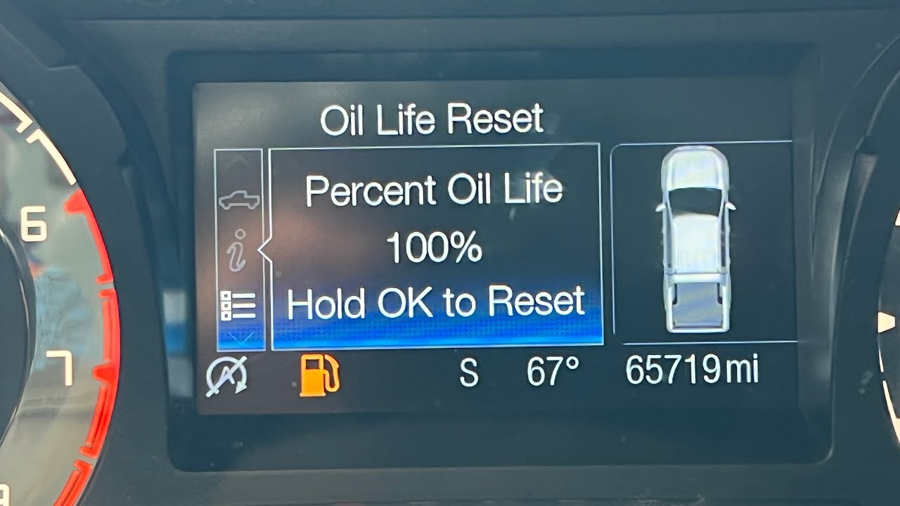 2016 To 2021 Ford Ranger Oil Life Reset & Oil Change - Easy - YouTube