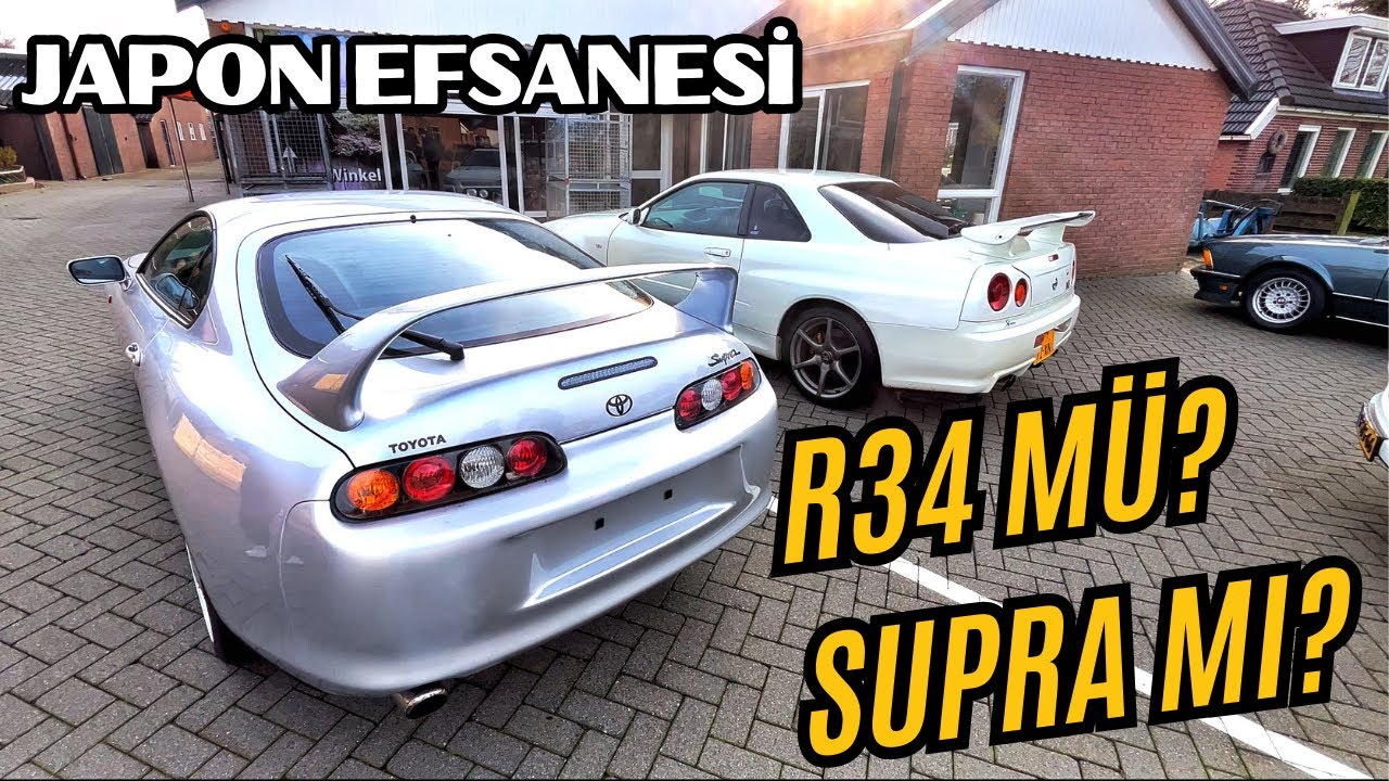 Toyota Supra İle Kısa Bir Tur! - R34 GT-R Mı Toyota Supra Mı? - YouTube