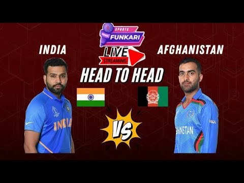 India v Afghanistan Match 9 live cricket match CWC 2023 India - YouTube