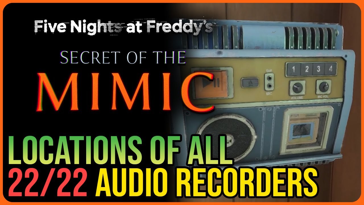 All Audio Logs – FNAF Secret of the Mimic - YouTube