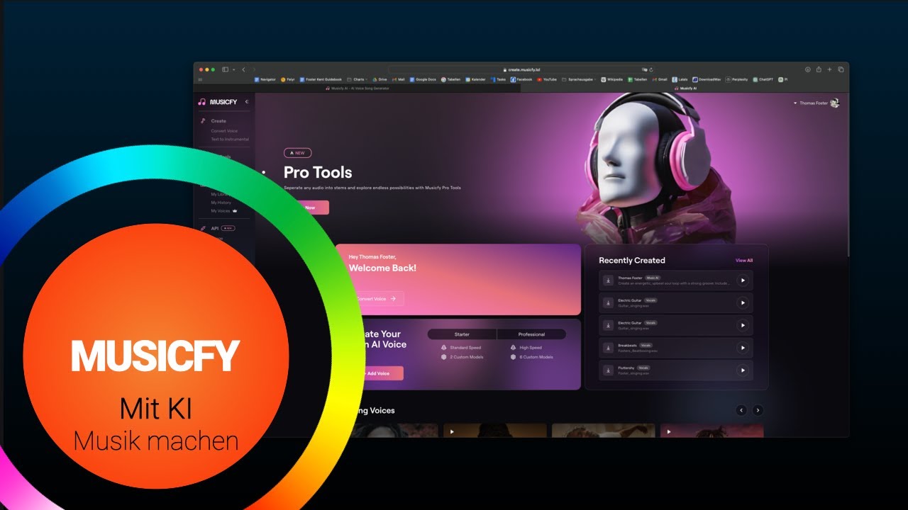 Musicfy – Verwandle deine Stimme in Instrumente und Sounds mit KI! 🎤🎸🎺 ...