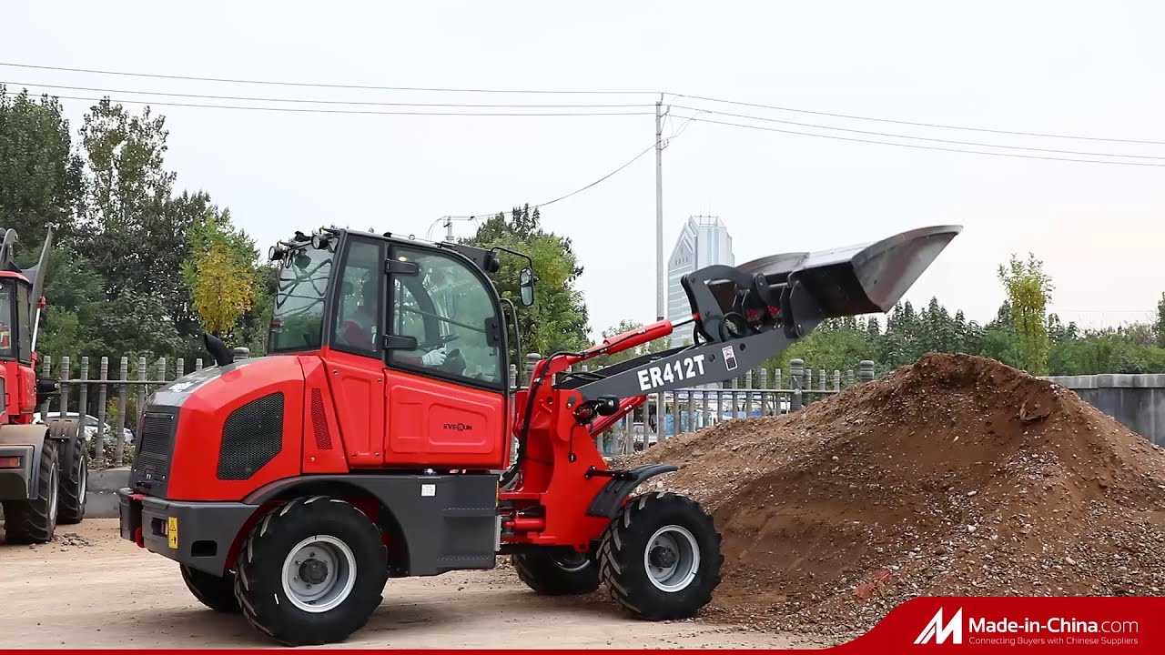 EVERUN New Series Wheel Loader - ER412T - YouTube