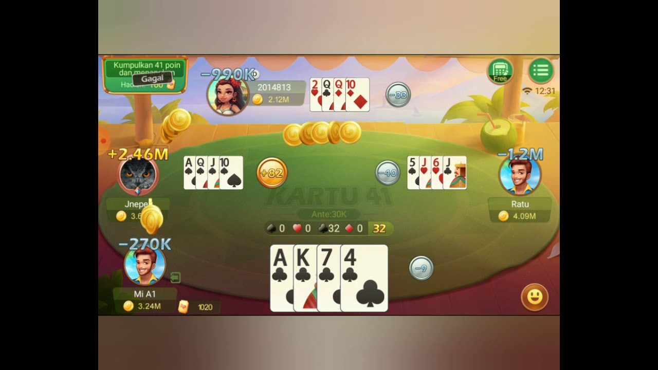 Mainan Kartu | Game Online | #Samgong - YouTube