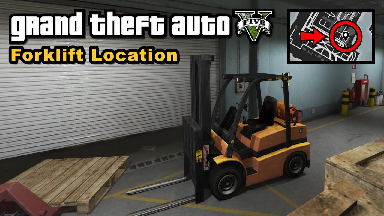 Forklift location - GTA 5 - YouTube