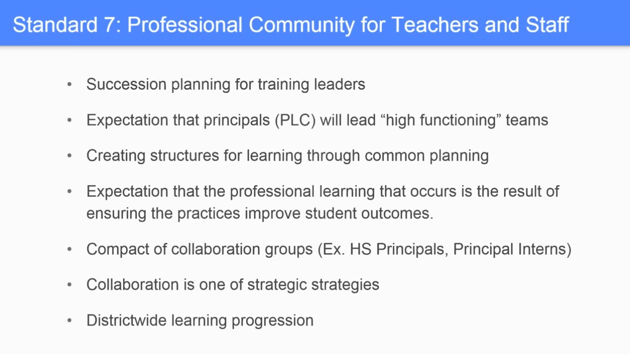 PSEL 2015 - Standard 7 - YouTube