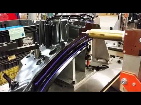 Glue dispensing robot (ABB robot with adhesive dispensing gun) - YouTube