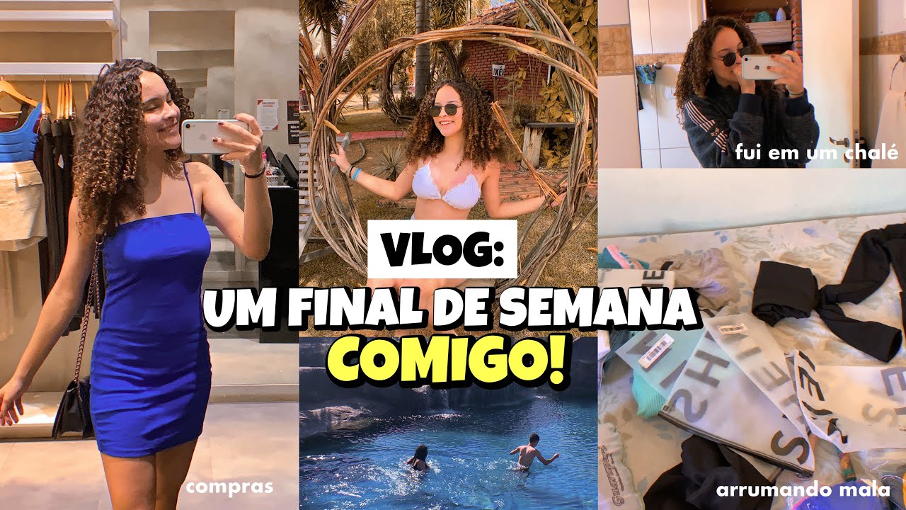 VLOG DE UM FINAL DE SEMANA COMIGO *fui para um chalé*🏝☀️ - YouTube