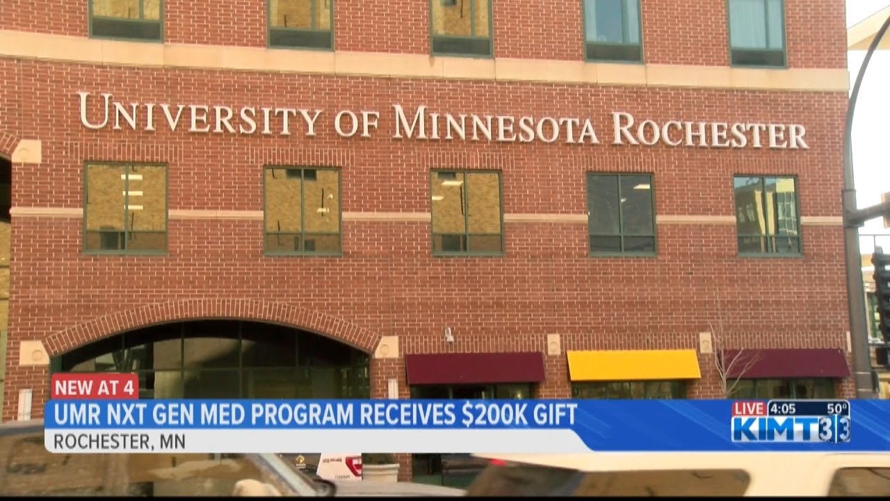UMR NXT Gen Med program receives $200k gift - YouTube