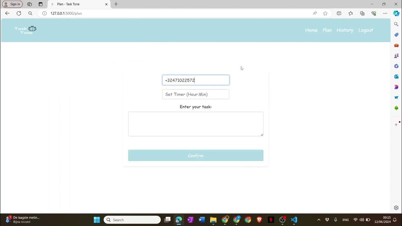 CS50x Final Project - Task Tone - YouTube