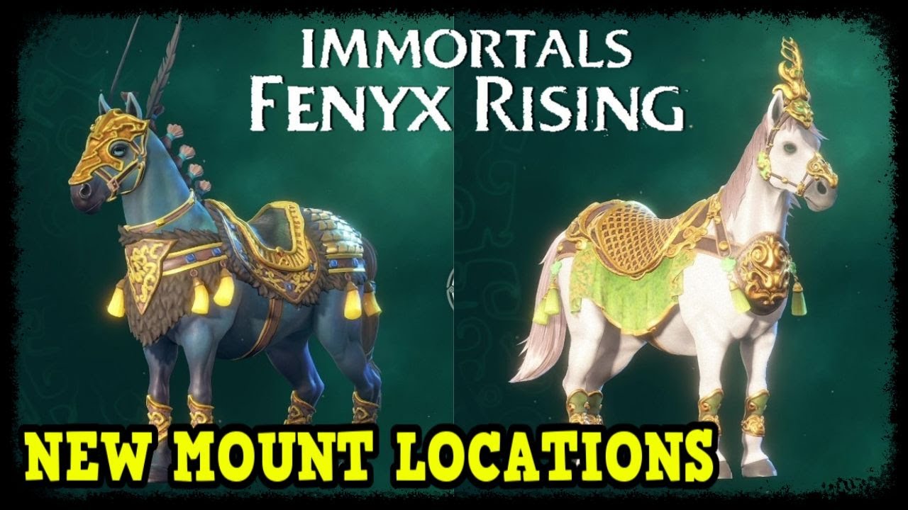 New Mount Locations in Myths of the Eastern Realm DLC (Immortals Fenyx ...