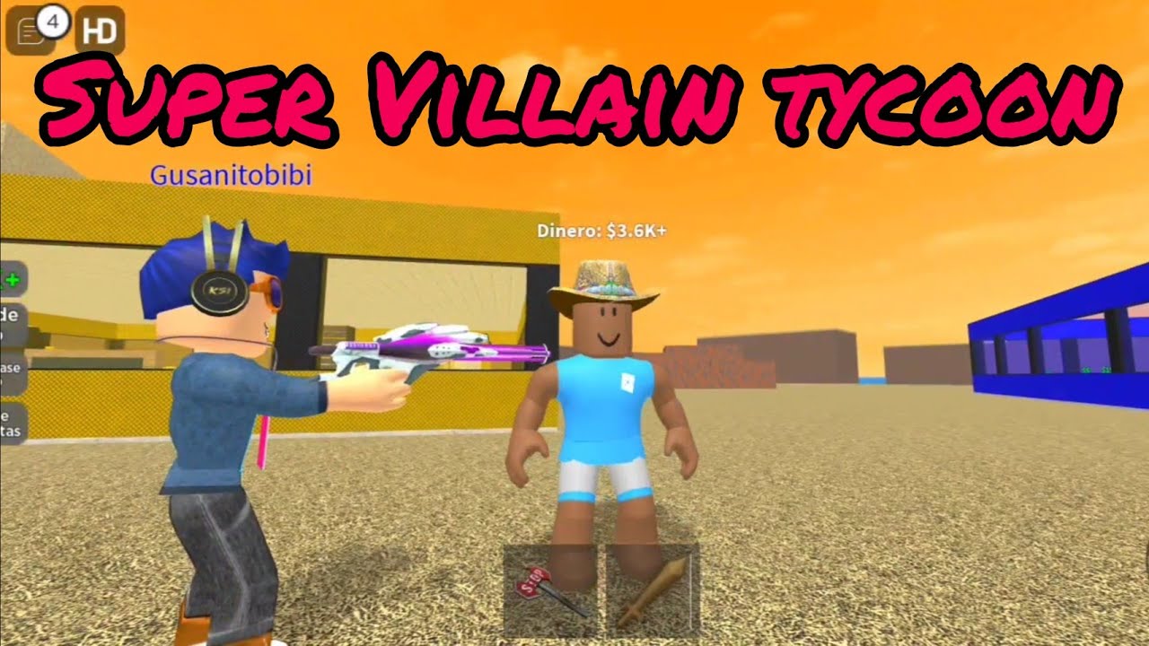 Super Villain Tycoon, Roblox, Gameplay, Capítulo 1 - YouTube