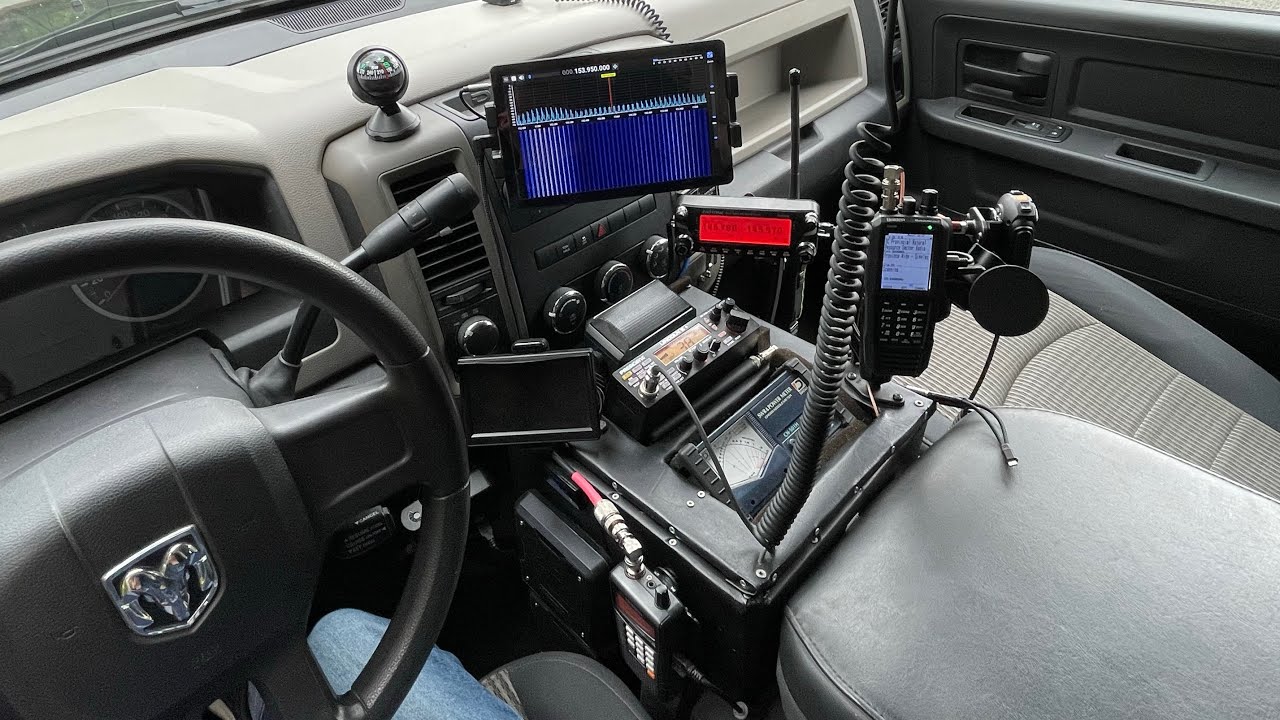Ham Radio Mobile set up, update May 2025 - YouTube