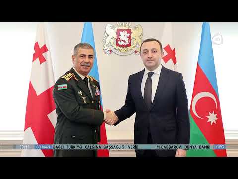 Azərbaycanın müdafiə naziri Gürcüstanda rəsmi səfərdədir