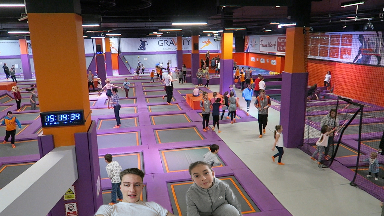 INSANE FUN INDOOR TRAMPOLINE PARK!! (300th Vlog special) - YouTube