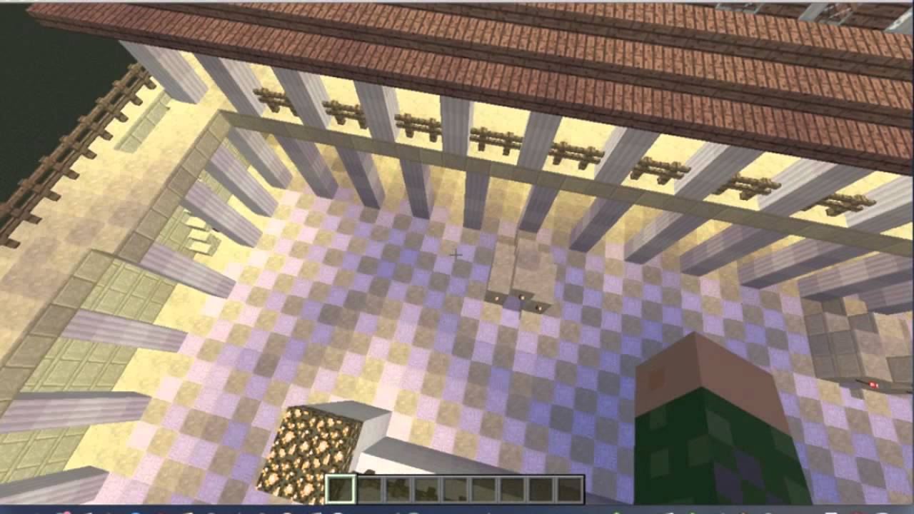The Second temple of Jerusalem Minecraft school project - YouTube