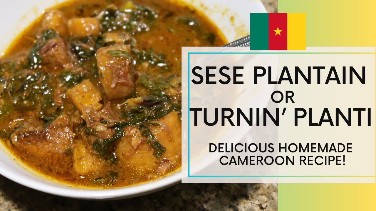 Cameroon Tunin' Planti / Sese Plantain / Plantain Porridge Homemade ...