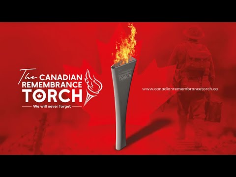 The Canadian Remembrance Torch - YouTube