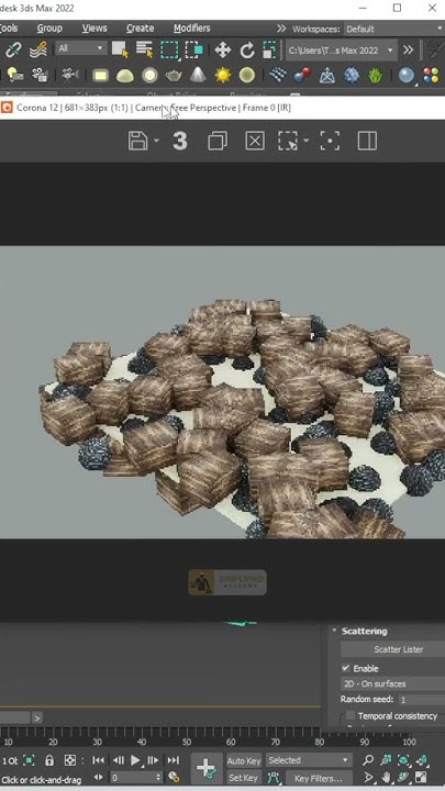 Chaos Scatter in 3ds Max - YouTube