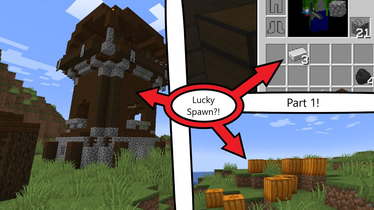 LUCKY SPAWN?! | Minecraft Part #1 (Minecraft 1.19) - YouTube
