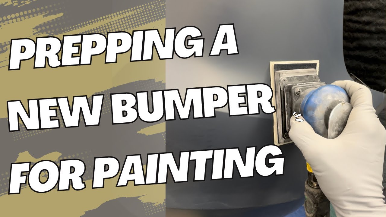 How to prep a new bumper - YouTube