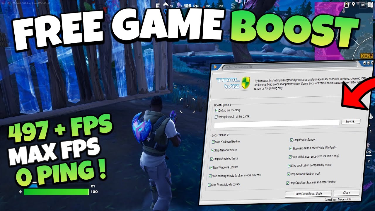 The Ultimate FREE FPS BOOST & 0 Ping TOOL For Fortnite Chapter 4 Season ...