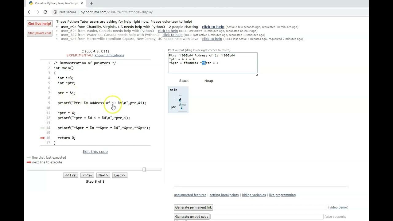 Pointers in C - Explained in Tamil - YouTube