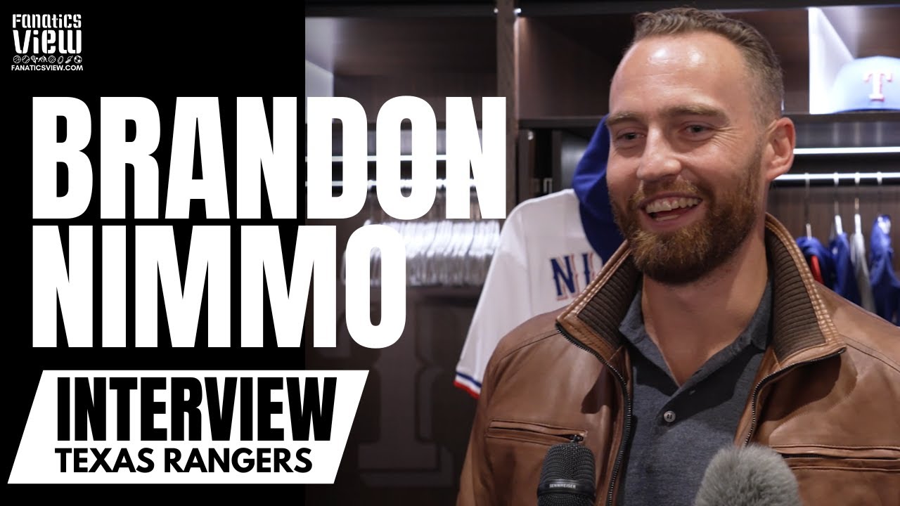 Brandon Nimmo Discusses Becoming a Texas Ranger, Choosing Number 24 to ...