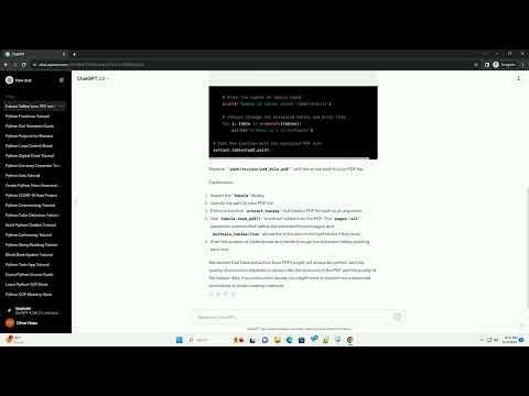 extract table from pdf python pypdf2 - YouTube