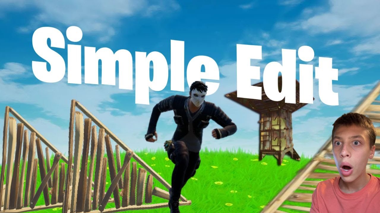 Trying Simple Edit in Fortnite! (Crazy Game) - YouTube