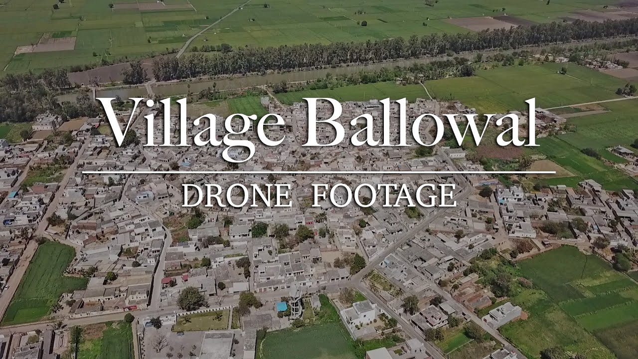 Village Ballowal, District Ludhiana, Punjab | Drone Footage - YouTube