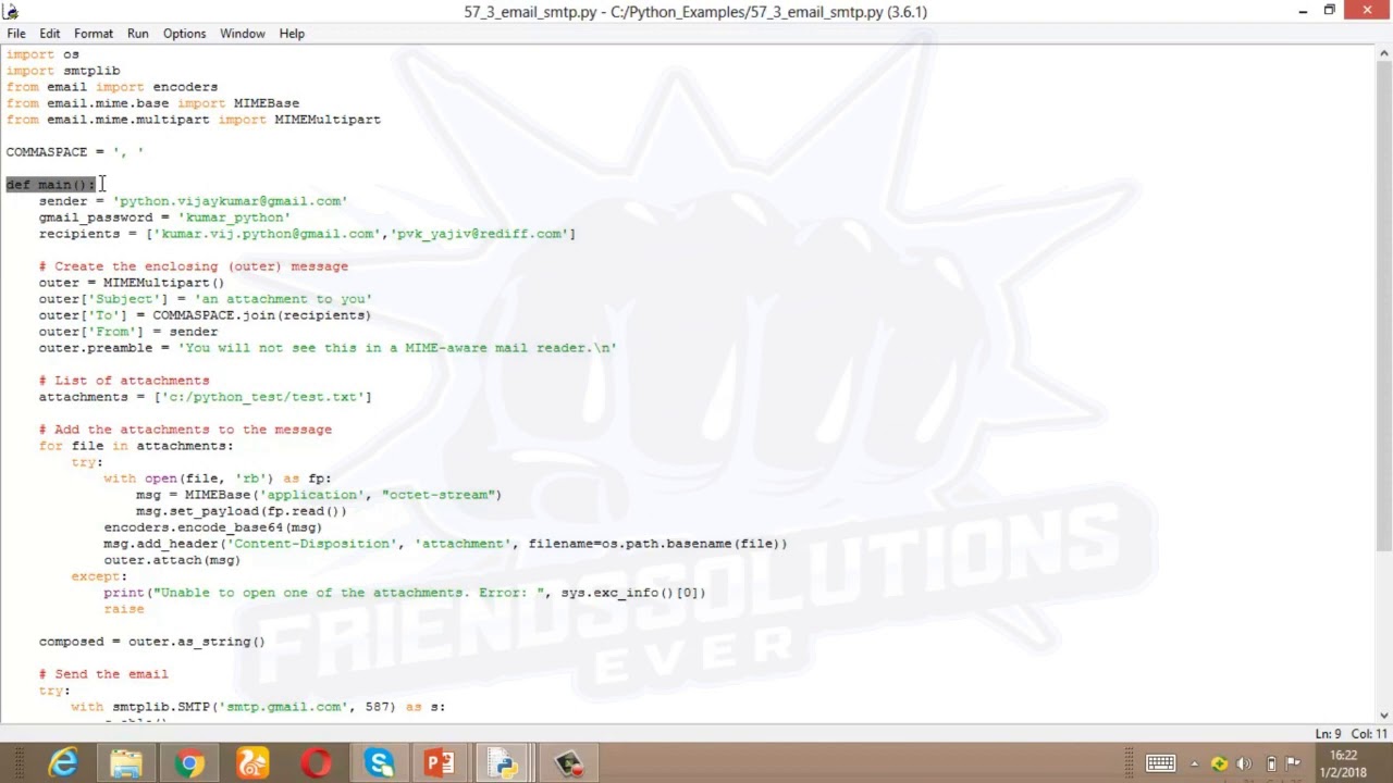 Emails Using Smtp In Python Learn Python Full Course In Telugu57 2098