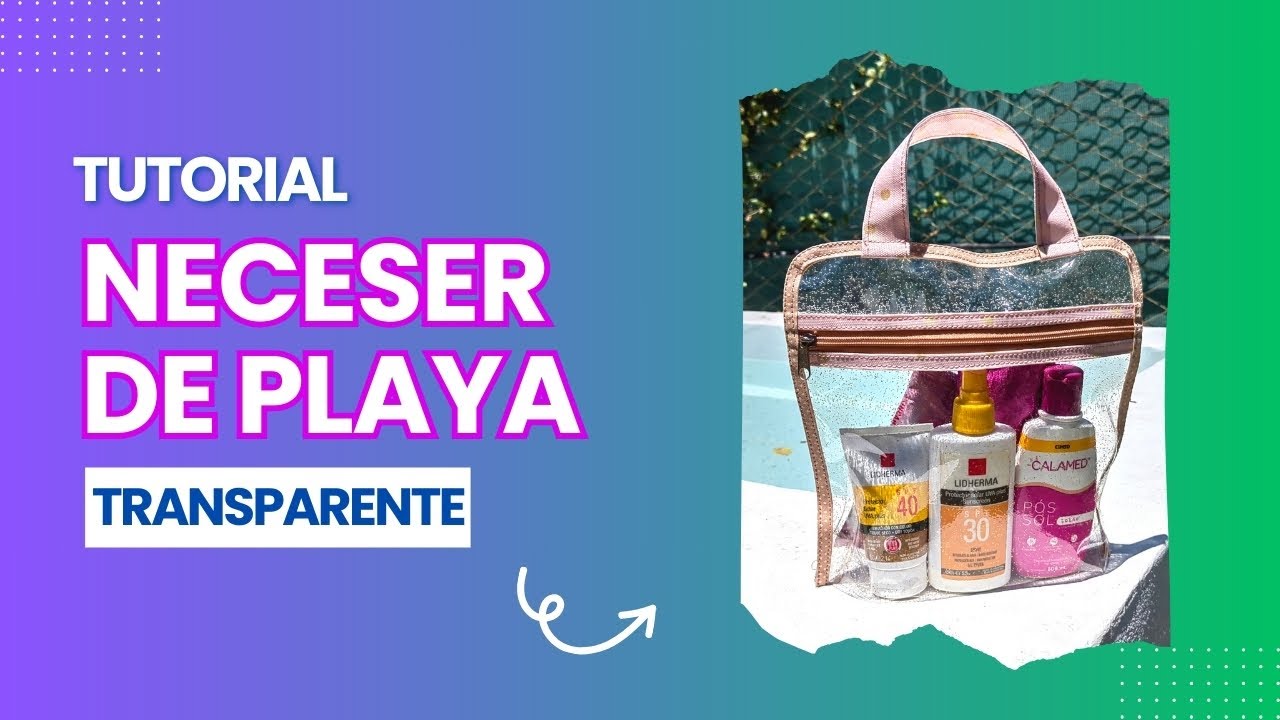 DIY Neceser transparente - YouTube