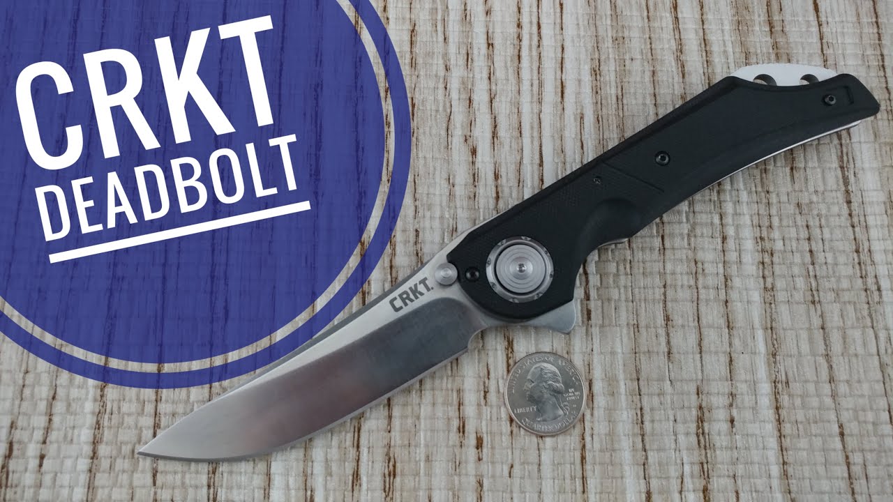CRKT Deadbolt Lock a Flavio Ikoma Design (Columbia River Knife & Tool ...