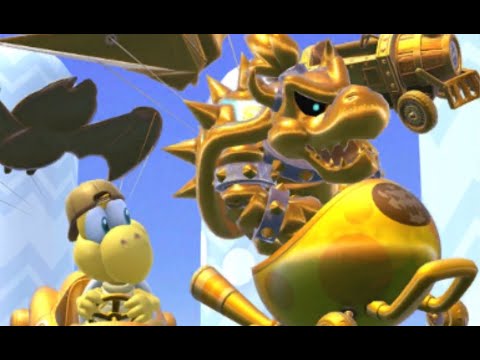 Mario Kart Tour - Gold Dry Bowser and Gold Bruiser Showcase - YouTube