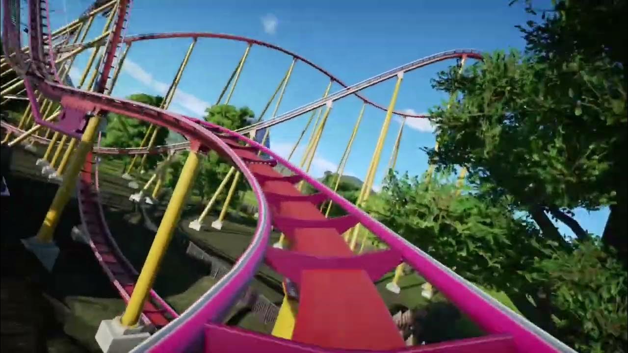 PYTHON - REALISTIC B&M HYPER COASTER - YouTube