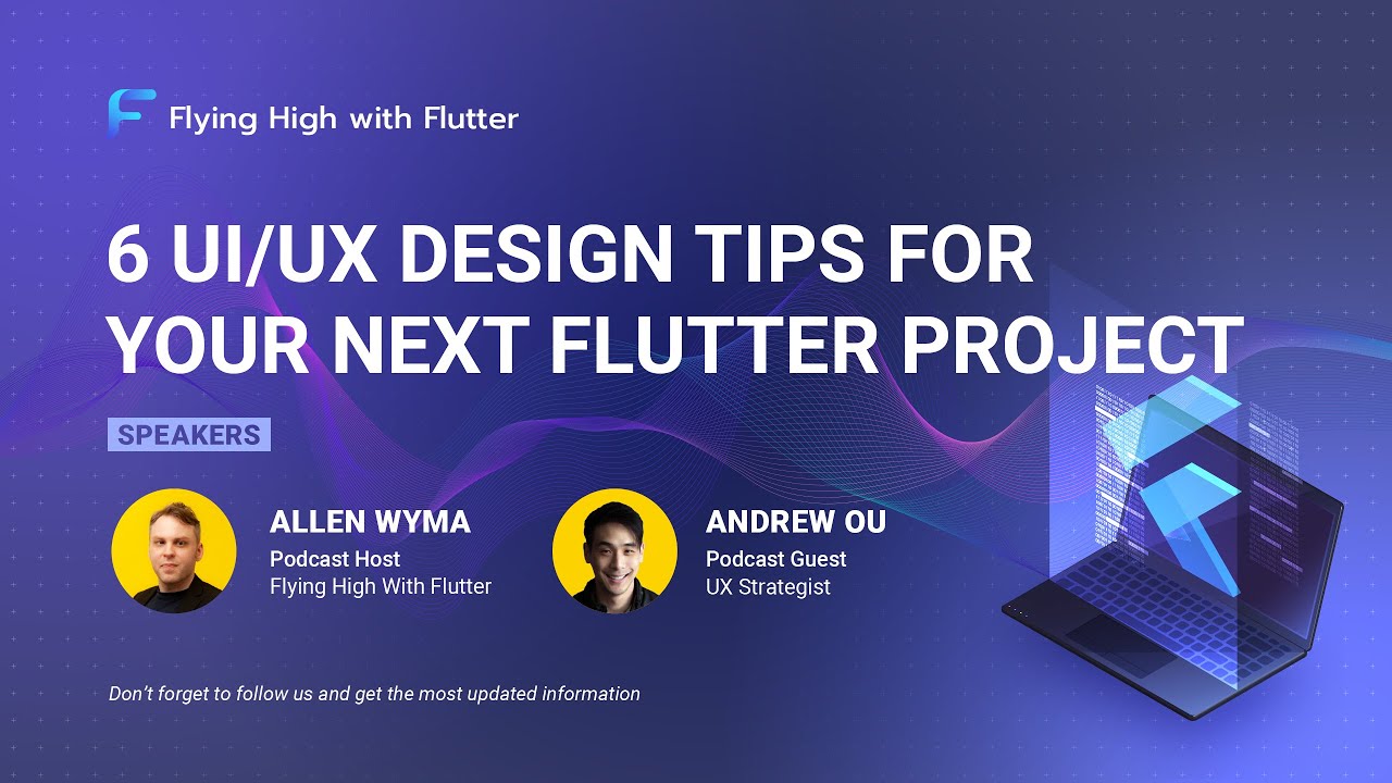6 UI/UX design tips for your next Flutter project - Flying High with ...