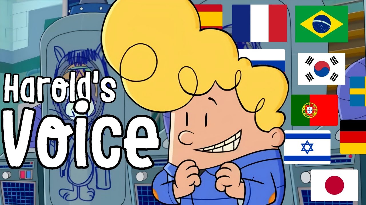 The Epic Tales Of Captain Underpants: Harold's Voice In 30 Languages ...