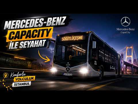 Mercedes-Benz CapaCity ile Gece Yolculuğu! | İETT Otobüs Sürüşü 🚍