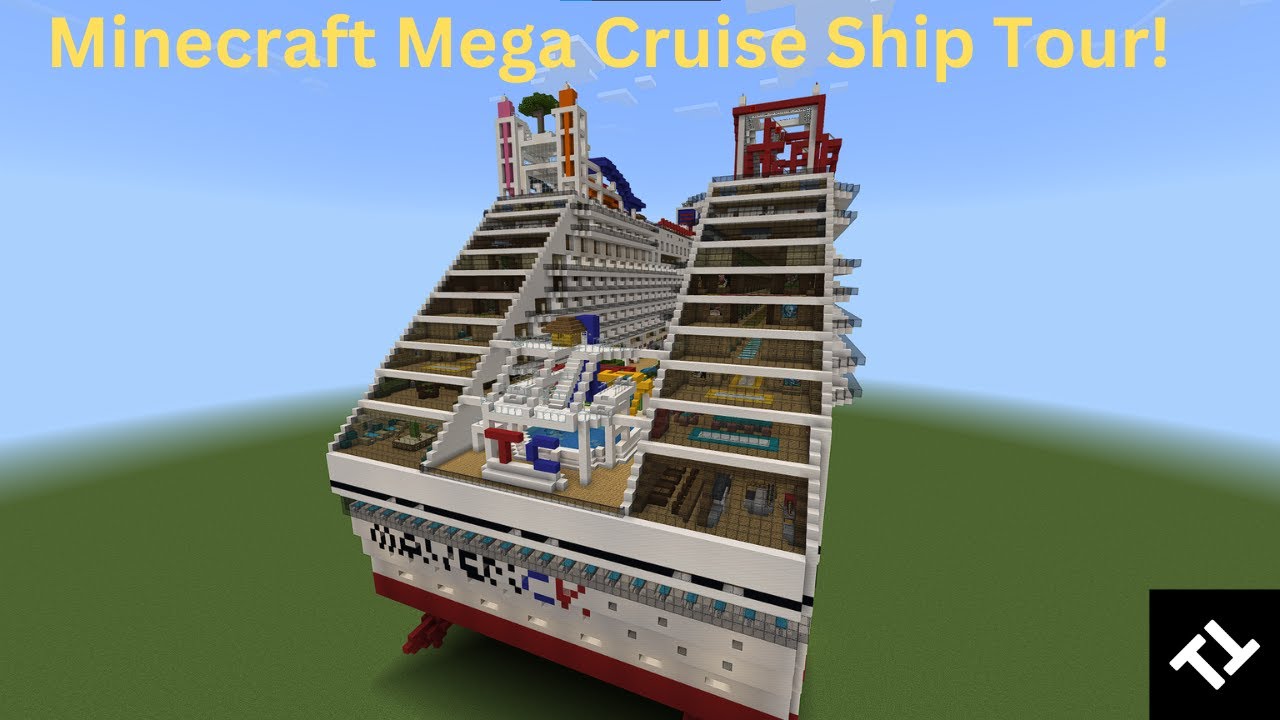 Minecraft Mega Cruise Ship Tour Part 1! - YouTube